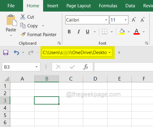 How to Get The File Path of Excel Sheet Easily
