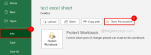 How to Get The File Path of Excel Sheet Easily