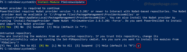 How To Manually Update Windows 10/11 Using PowerShell