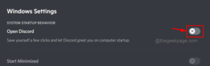 How to Disable Discord From Opening on Startup in Windows 11 / 10