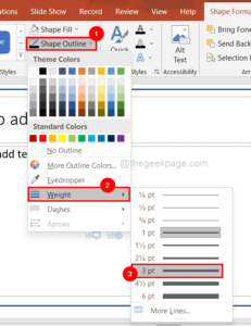 How to Insert Border on Slides in Microsoft PowerPoint