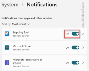 Fix: Snipping tool notification is missing in Windows 11, 10