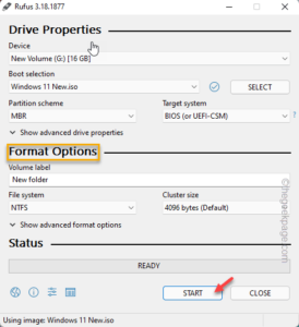 How to solve Rufus ISO image extraction failure issue