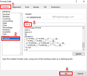 How to Display a Plus Sign (+) Before Positive Numbers in Excel