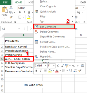How to Insert Picture Inside Comment Box in Microsoft Excel