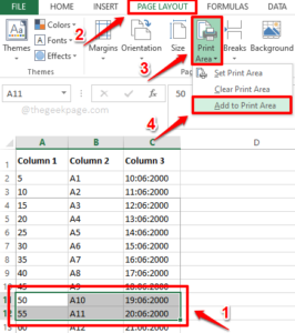 How to Print Only a Specific Part of your Excel Document
