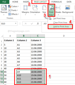 How to Print Only a Specific Part of your Excel Document