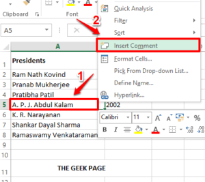 How to Insert Picture Inside Comment Box in Microsoft Excel
