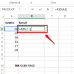 How to Remove Negative Sign from Numbers in MS Excel