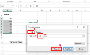 How to Remove Negative Sign from Numbers in MS Excel