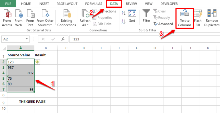 How To Quickly Remove Leading Apostrophe From Numbers In MS Excel