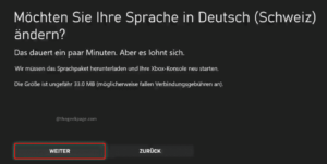 How to change language in Xbox Series X / S