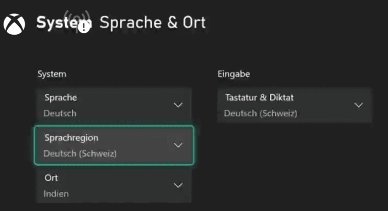 How to change language in Xbox Series X / S