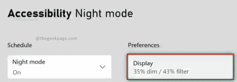 How to use night mode in Xbox Series X / S