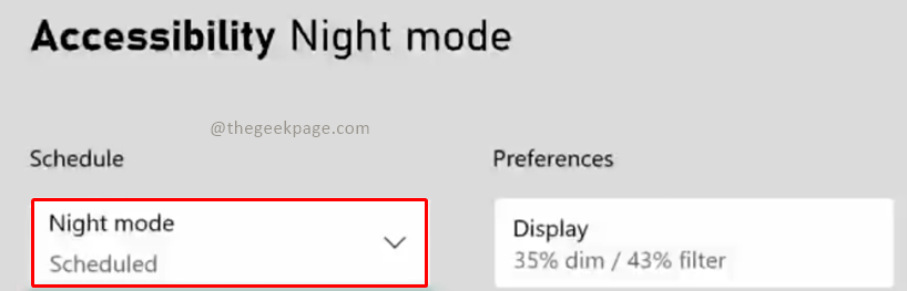 How to use night mode in Xbox Series X / S