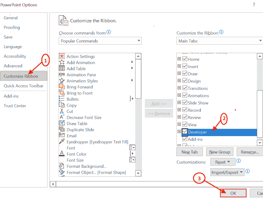 How to Create Macros in Powerpoint step by step