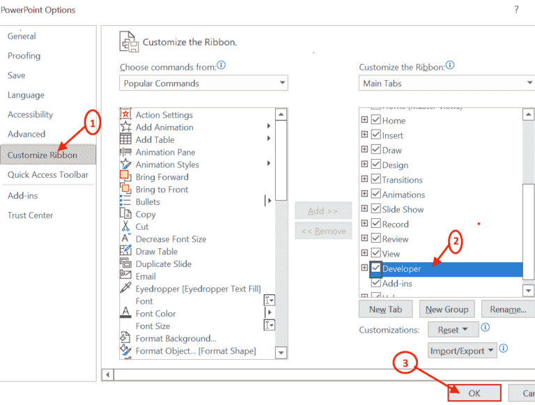 How to Create Macros in Powerpoint step by step