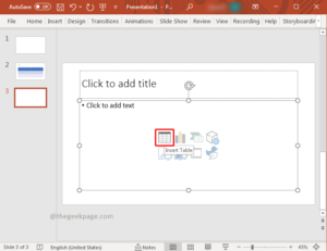 How to Insert Table in a Powerpoint Presentation