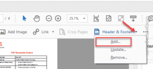 How to add page numbers in Adobe Acrobat