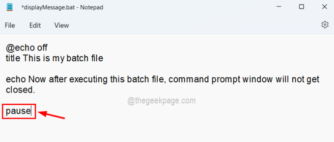 How to Stop Command Prompt from Closing After Executing a Batch File in Windows 11/10