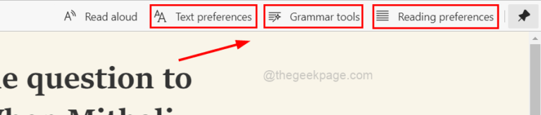 How to Use Immersive Reader in Edge browser