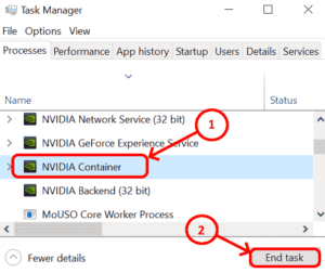 NVIDIA control panel not opening issue Fix