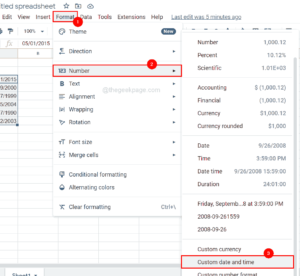How to Change Date and Time Format in Google Sheets