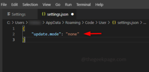 How To Enable / Disable VS Code Auto Updates