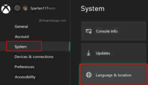 How to change language in Xbox Series X / S