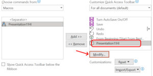 How to Create Macros in Powerpoint step by step