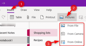 OneNote Copy Text from Picture Option Missing Fix