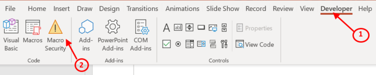 How to Create Macros in Powerpoint step by step