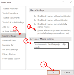 How to Create Macros in Powerpoint step by step