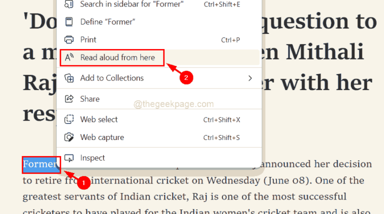 How to Use Immersive Reader in Edge browser