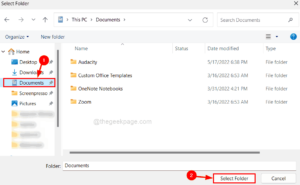 How to Change Default Save Files Location in Nearby Sharing in Windows 11