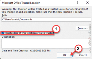 Microsoft Office has identified a potential security concern issue Fix
