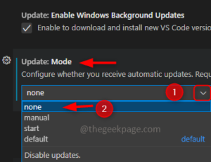 How To Enable / Disable VS Code Auto Updates