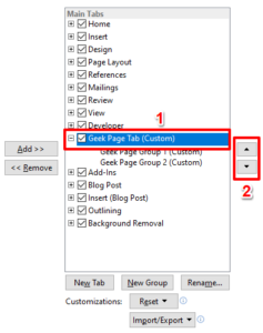 How to Create Your Own Custom Tab in Microsoft Word Ribbon