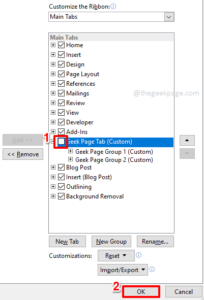 How to Create Your Own Custom Tab in Microsoft Word Ribbon