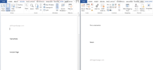 How to View and Compare Word Documents Side by Side