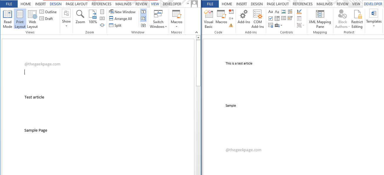 How To View And Compare Word Documents Side By Side