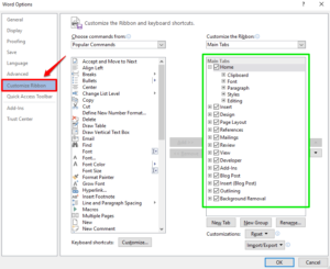 How to Create Your Own Custom Tab in Microsoft Word Ribbon