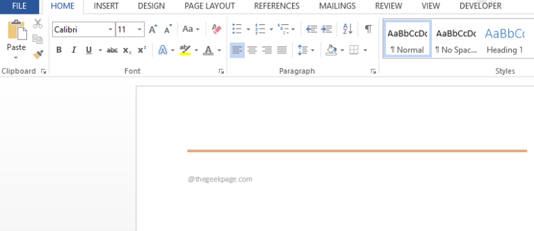 How to Insert Inbuilt and Customized Horizontal Lines to Word Documents