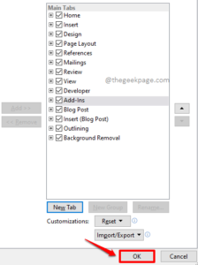 How to Create Your Own Custom Tab in Microsoft Word Ribbon