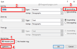 How to Sort the Contents Inside a Microsoft Word Table