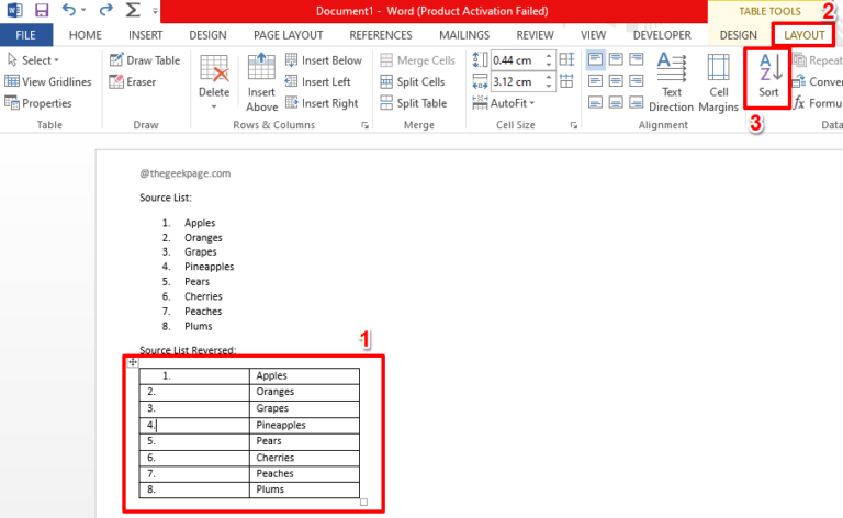 How to Reverse a Bulleted or Numbered List in Microsoft Word