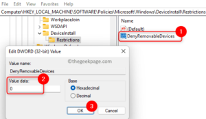 How to Prevent Installation of Removable Devices on Windows 11 / 10