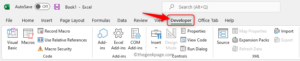 How to Show the Developer Tab in Microsoft Excel