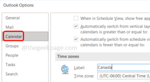 How To Add / Remove Additional Time Zones In Microsoft Outlook