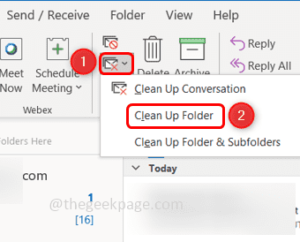 How To Cleanup Mailbox or Reduce the Mailbox Size In Microsoft Outlook